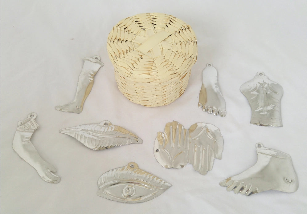 Mexican Basket Of Milagros Molaa Shop