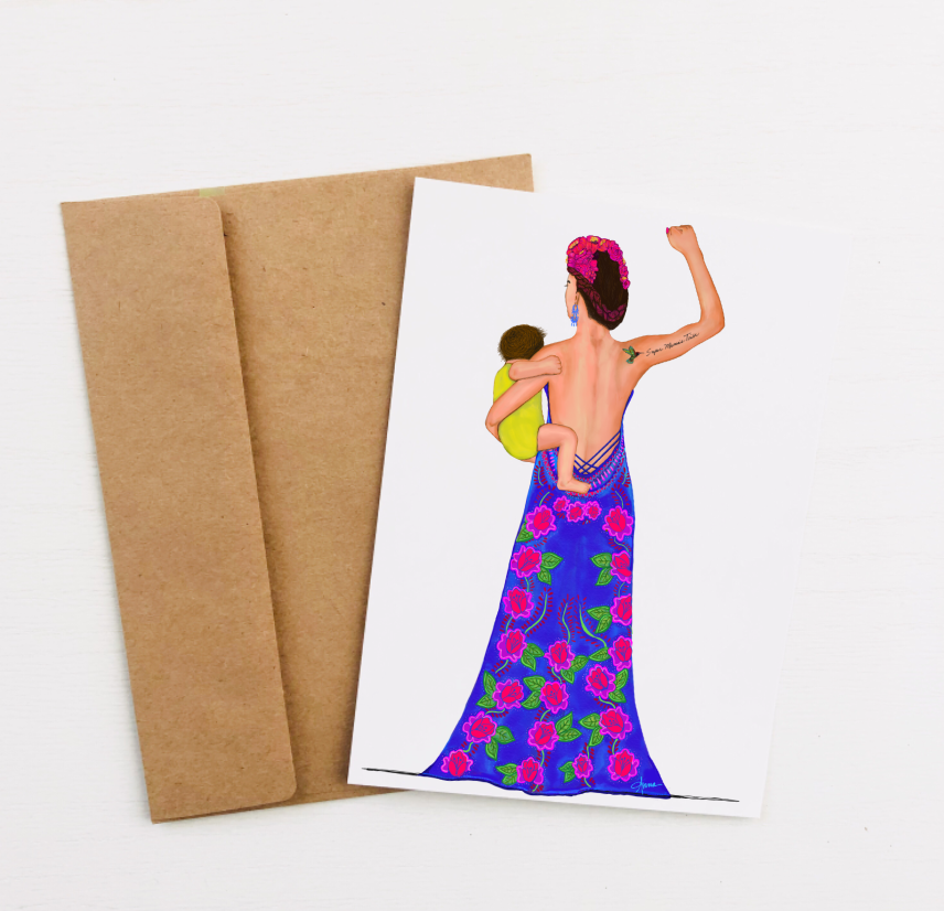 Viva La Mama Greeting Card Molaa Shop