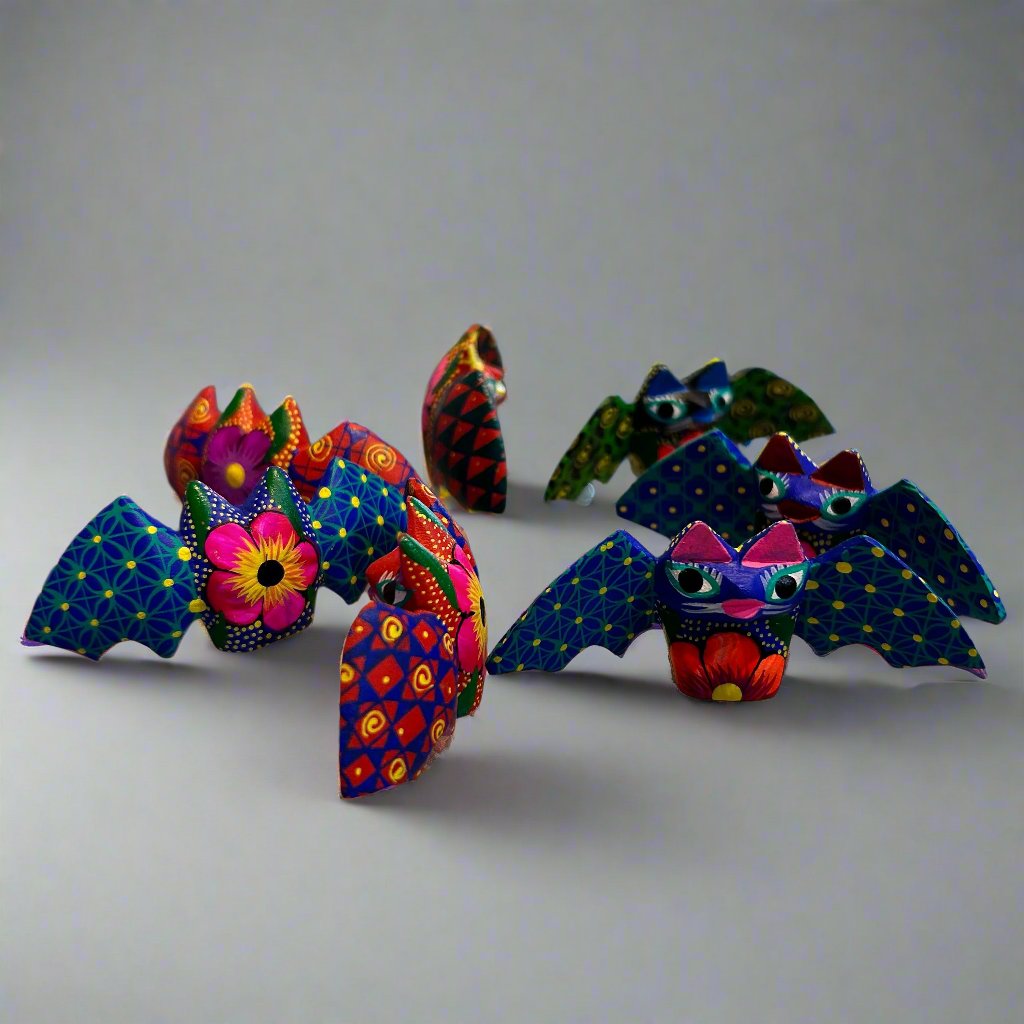 Mexican Mini Bat Alebrije Molaa Shop