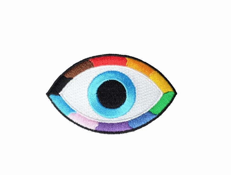 Queer Evil Eye Pride Patch Molaa Shop