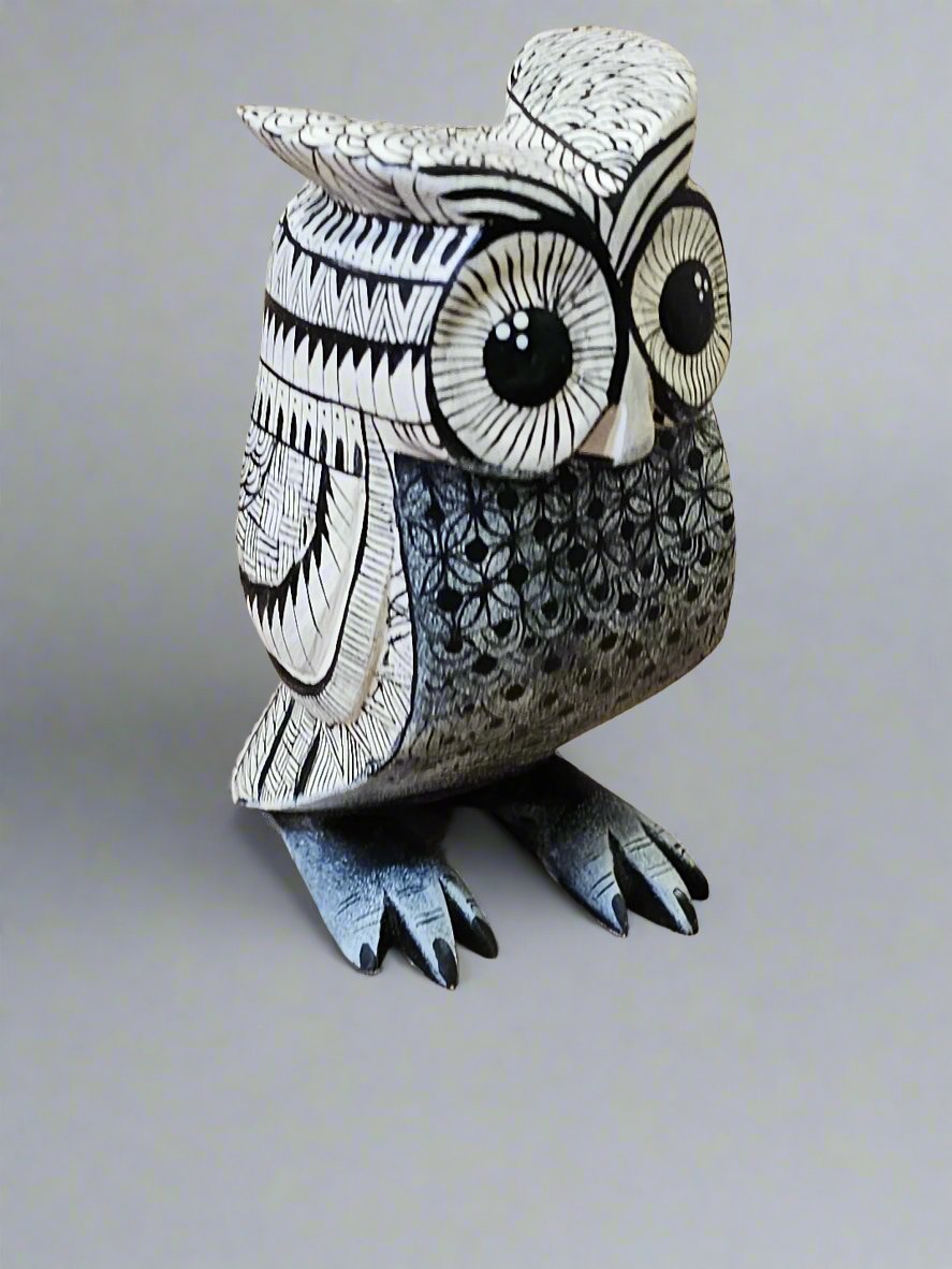 Mexican Alebrije Large Owl Molaa Shop