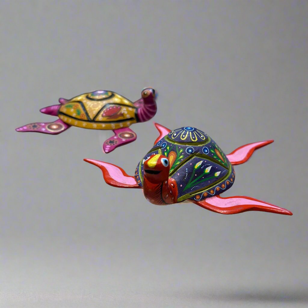 Mexican Alebrije Ornate Sea Turtle Molaa Shop