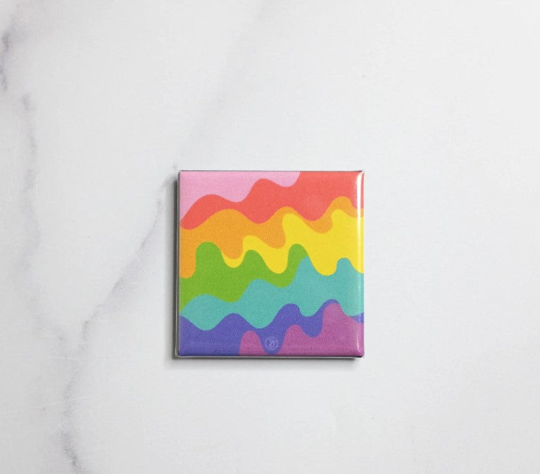 Wavy LGBTQ+ Pride Magnet – MOLAA Shop