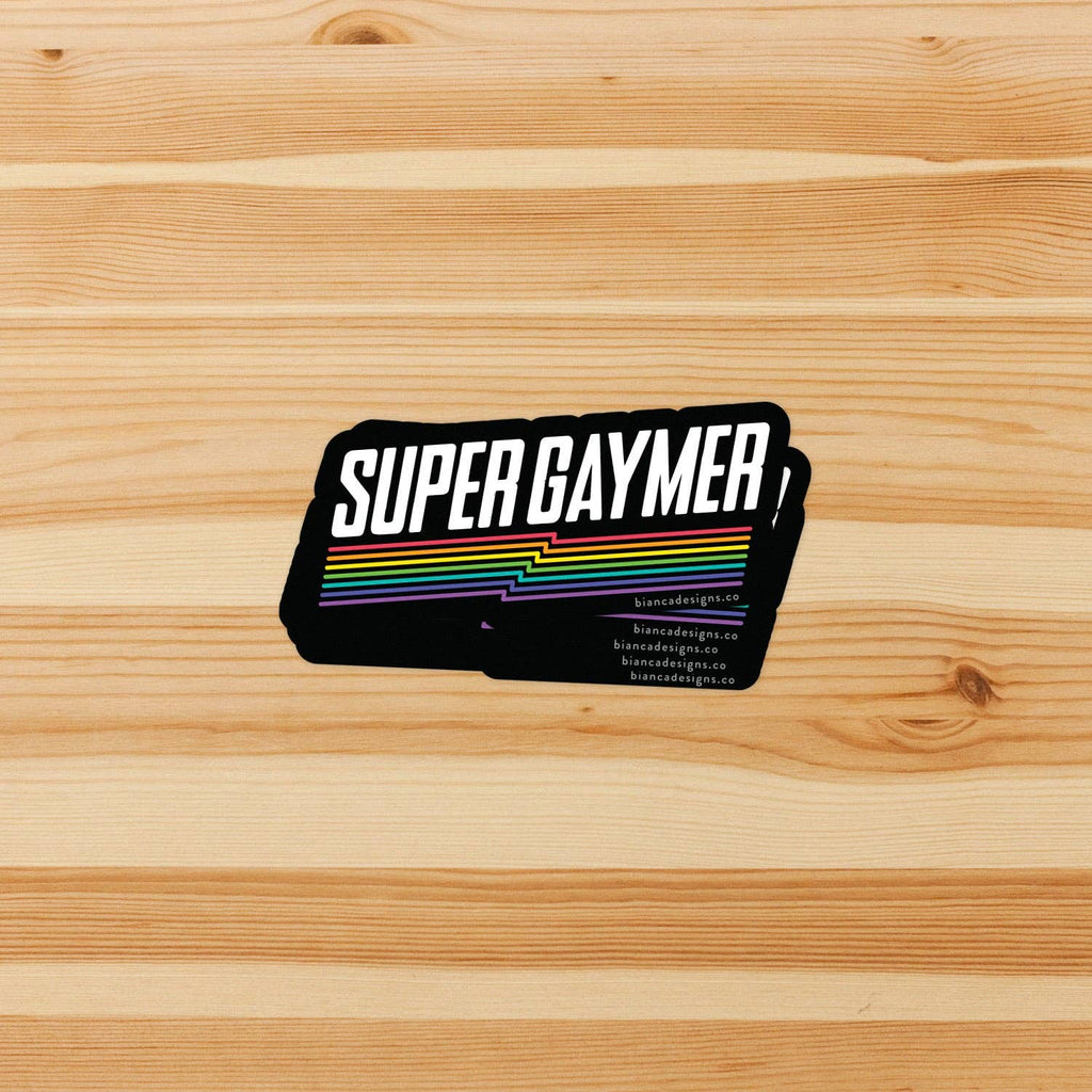 Super Gaymer Sticker – MOLAA Shop